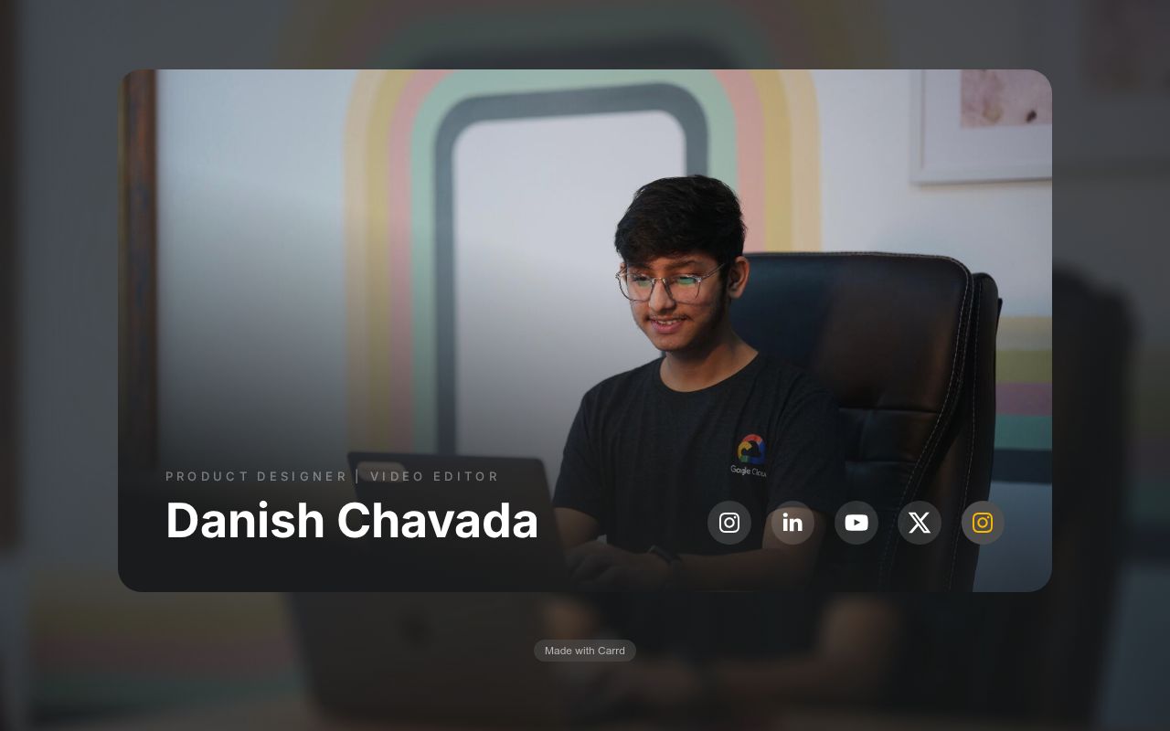 Danish's Personal Website